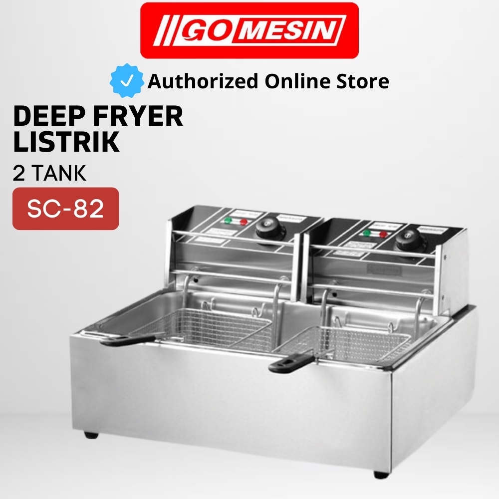 Jual Deep Fryer Listrik 2 Tangki Penggorengan Kapasitas 6 Liter ...