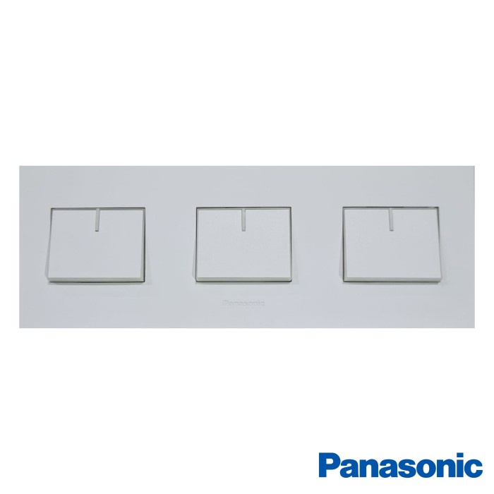 Jual Panasonic Saklar 3G Gang Triple STYLE-E Putih WESJ5941 WESJ 5941W ...