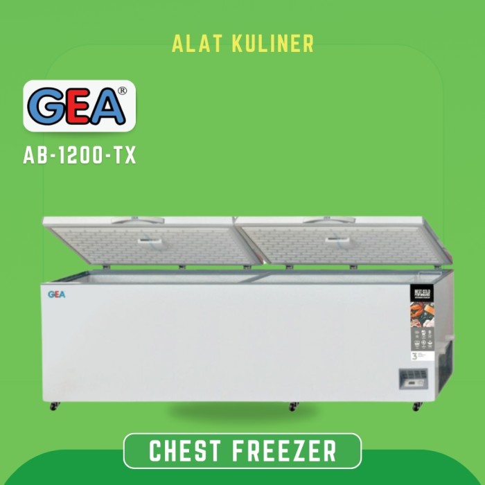 Jual Chest Freezer Gea Ab-1200-t-x Chest Freezer 1050 Liter Original ...