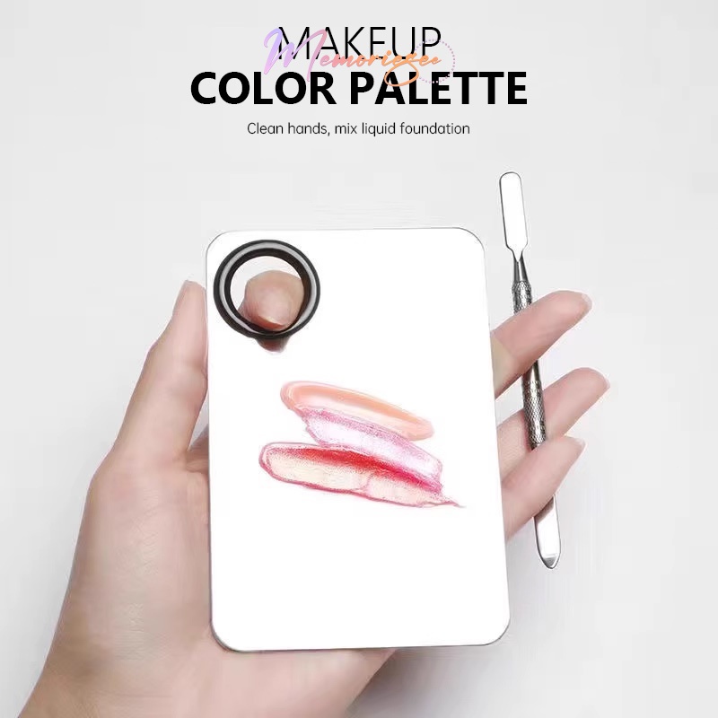 Jual COD- Mixing Pallete Mixing Pallet Spatula Makeup Mix Stainless ...
