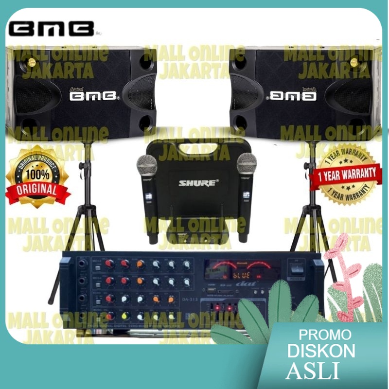 Jual paket sound system bluetooth bmb original paketan karaoke home ...