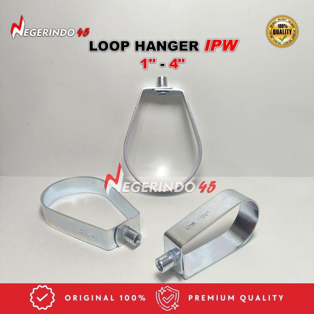 Jual IPW LOOP HANGER GALVANIS TEBAL 1INCH - 4 INCH KLEM GANTUNG PIPA ...