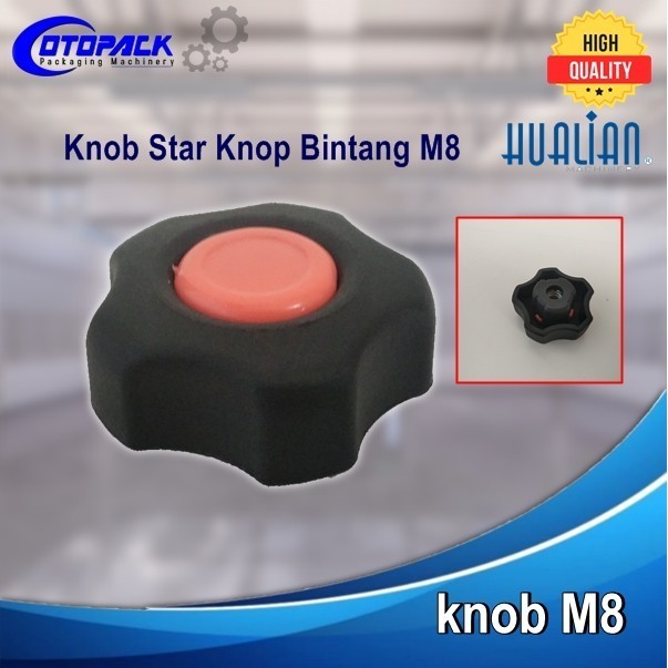 Jual KNOB BINTANG MUR M8 UNTUK MESIN CONTINUOUS BAND SEALER ORIGINAL ...