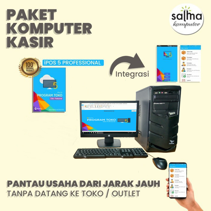 Jual Paket Komputer Kasir Plus Program iPos 5 Profesional | Shopee Indonesia