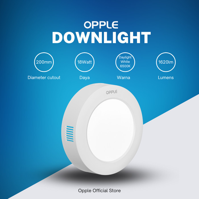 Jual OPPLE Lampu Downlight LED 24W 6500K - Putih Garansi 10 Tahun ...