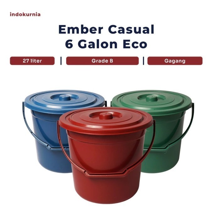 Jual BUNTON Ember Casual 6 Galon 22.71L Eco Premium Ember Anti Bocor ...