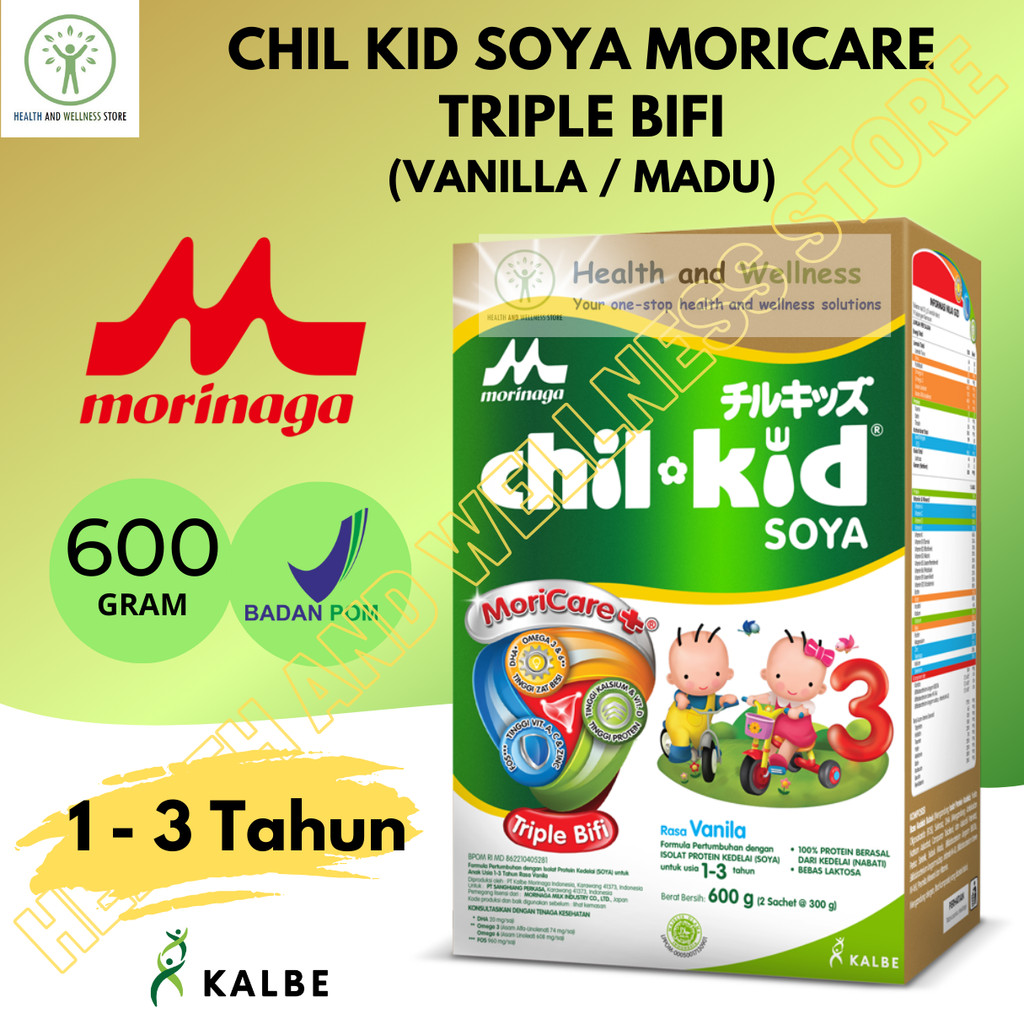 Jual MORINAGA CHIL KID SOYA MORICARE TRIPLE BIFI 600 GRAM | Shopee ...