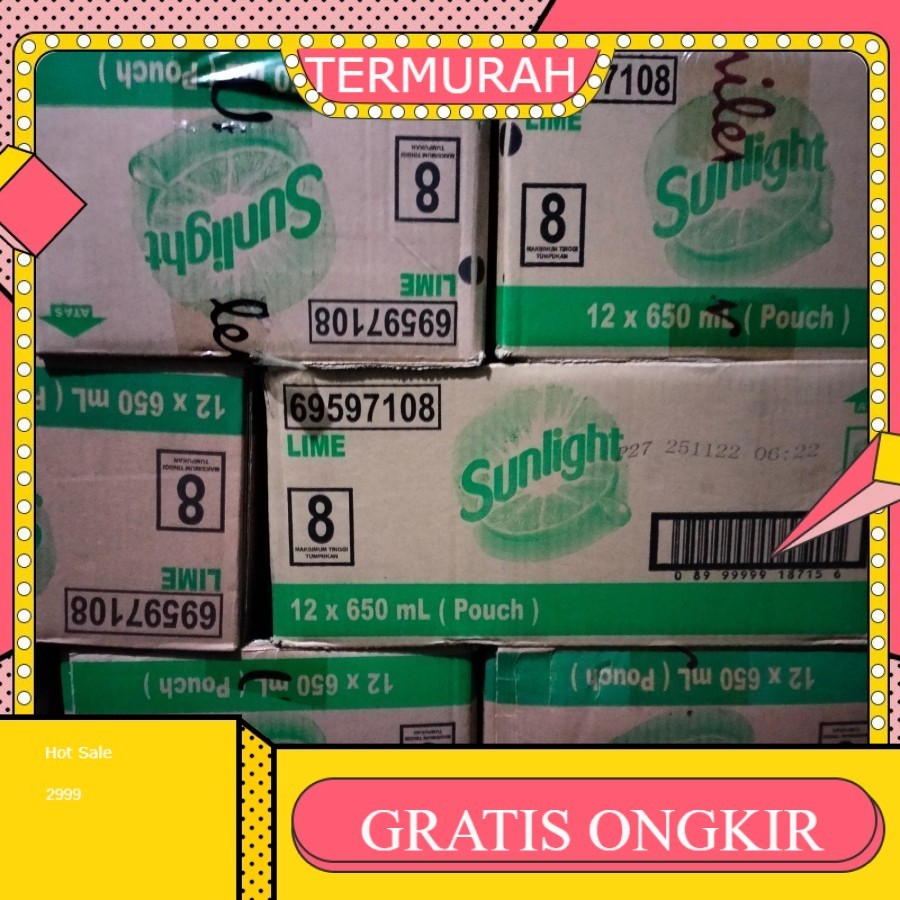 Jual sabun sunlight 635ml 1 DUS isi 12 pcs | Shopee Indonesia