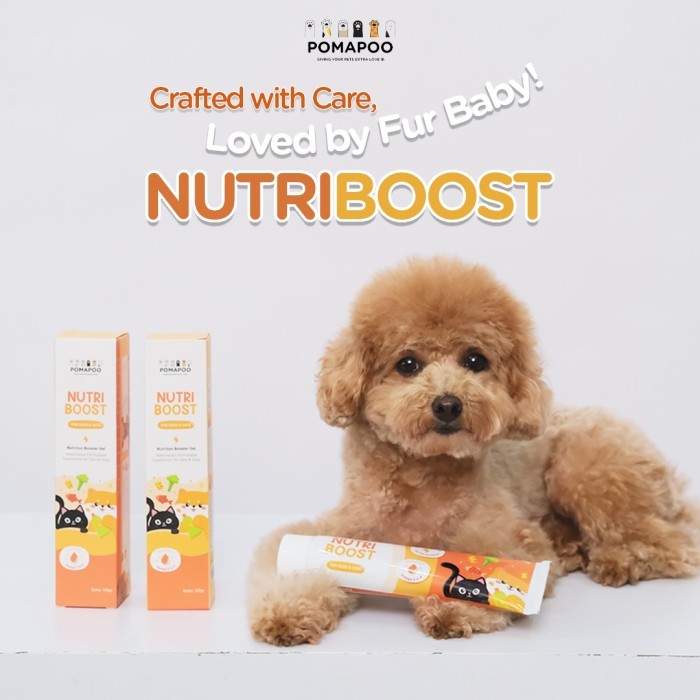 Jual POMAPOO - Vitamin Kucing dan Vitamin Anjing Nutriboost Gel ...