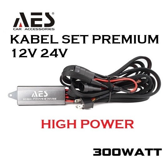 Jual HIGH POWER Kabel Relay Set Premium Quality merk AES soket h4 2 ...