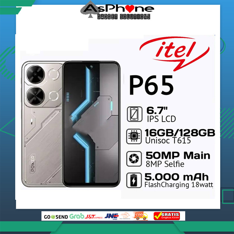 Jual itel P65 RAM 8+8/128GB - Cyber Design with Sleek Ring Light ...