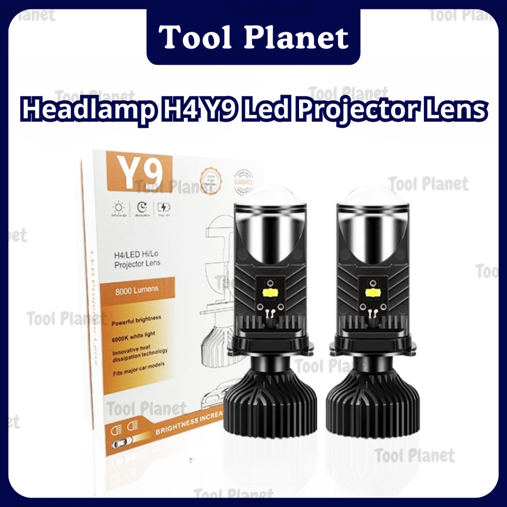 Jual Tool Planet⚡Garansi 1 Tahun⚡Lampu LED Headlamp LED H4 Mini ...