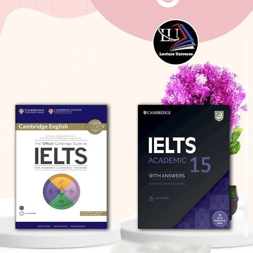 Jual Buku Paket Cambridge Official Guide & IELTS 15 Academic Student's ...