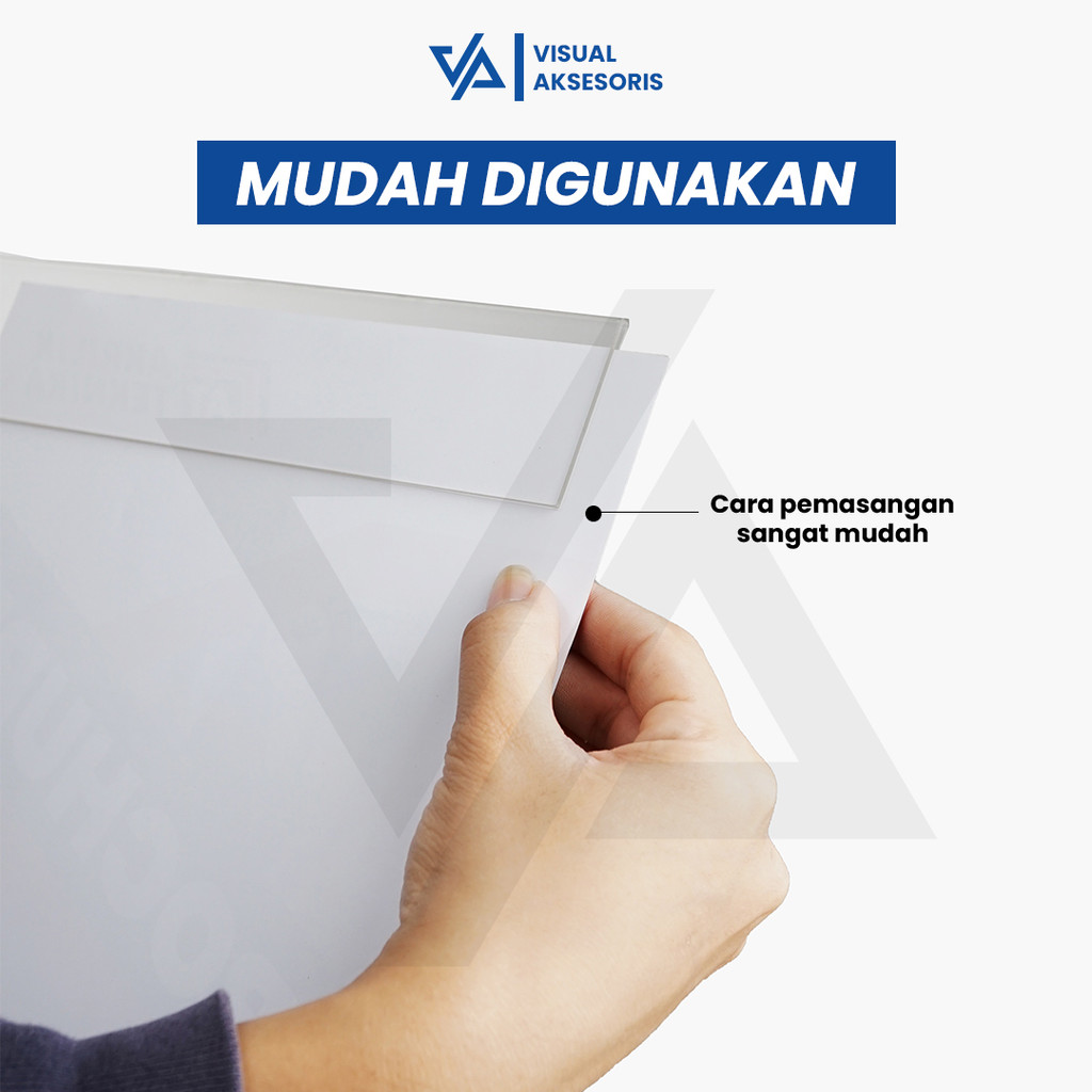 Jual Tempat Brosur Tempel Akrilik A2 | Sign Holder Dinding | Display ...