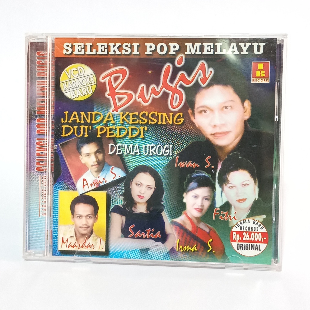 Jual VCD Karaoke Seleksi Pop Melayu Bugis Janda Kessing Dui Peddi ...