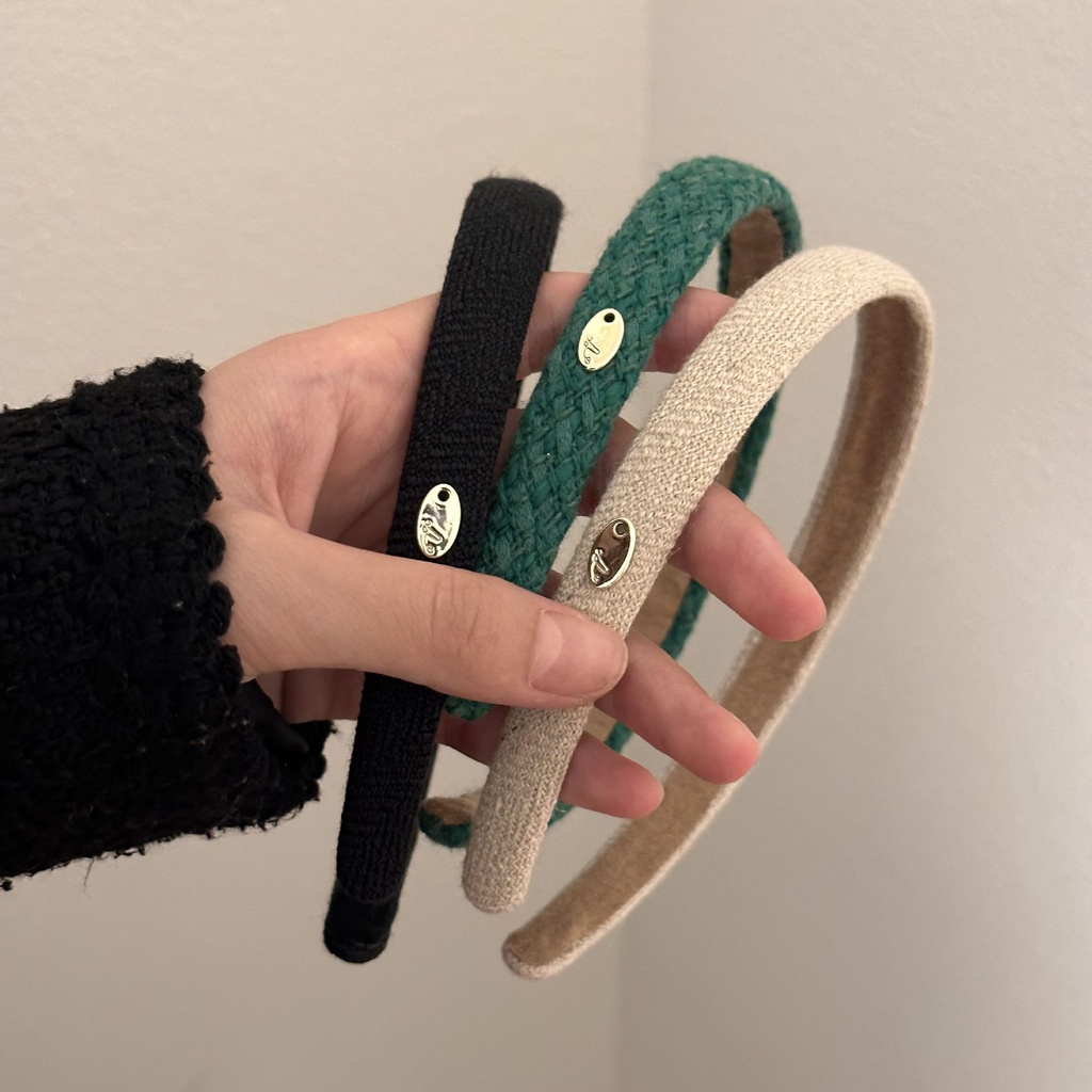 Jual Town Shell - Slimmy Tweeted Korean Head Band / Bando Korea Kecil ...