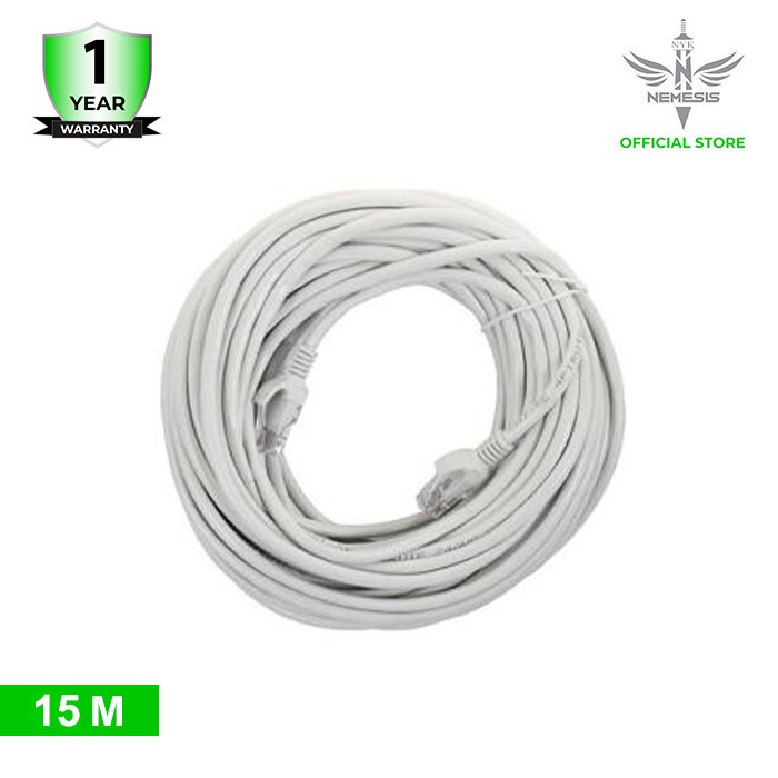 Jual NYK Kabel LAN UTP Cat 6 RJ45 15M | Shopee Indonesia