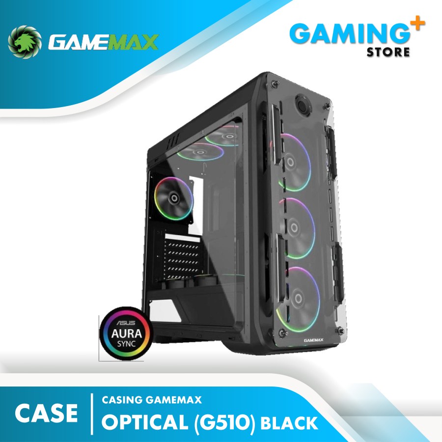 Jual Gamemax Casing Optical G510 Black Gaming PC Case | Shopee Indonesia
