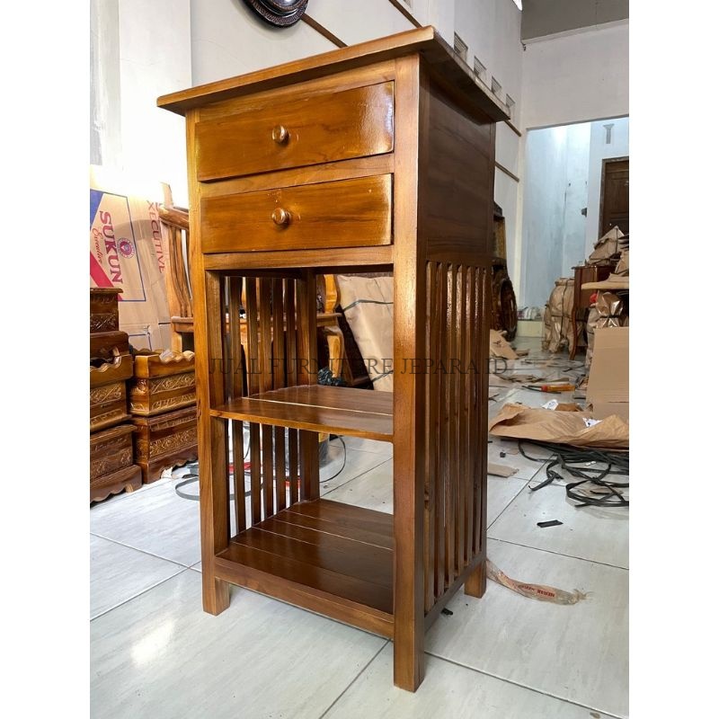 Jual meja dispenser kayu jati | Shopee Indonesia