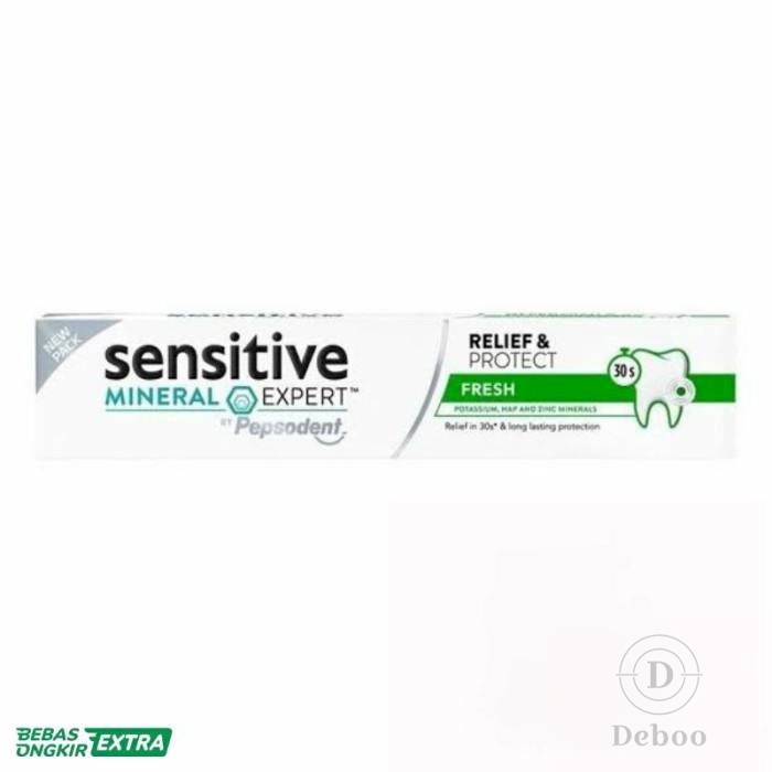 Jual Pepsodent Sensitive Mineral Expert Fresh Odol 100g | Shopee Indonesia