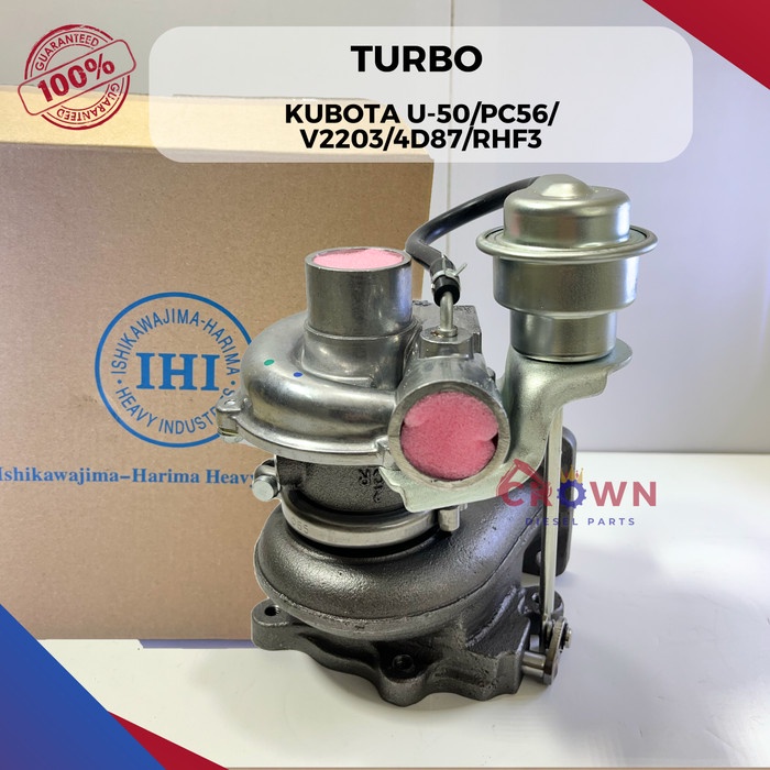 Jual Turbo PC56-7 Turbocharger Pc56- Kubota U-50 V2203 Bobcat 4D87 RHF3 ...