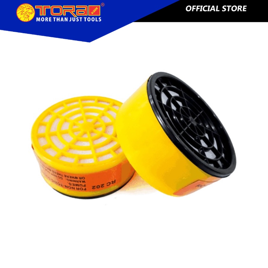 Jual TORA Refil Filter Masker Tipe RC 202, 203 - Chemical Respirator ...