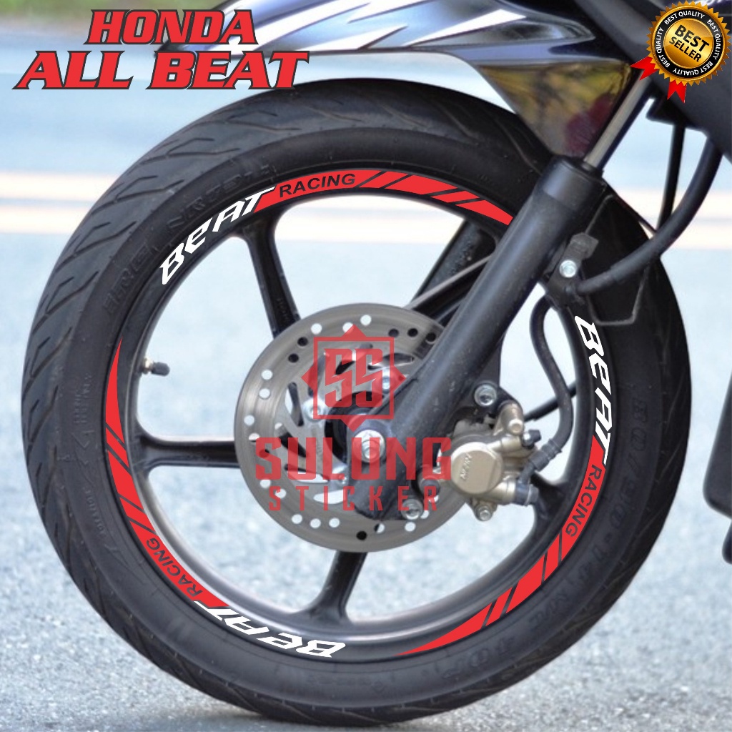 Jual Stiker Lis Velg Motor All Honda Beat Cutting Sticker Pelk Variasi ...
