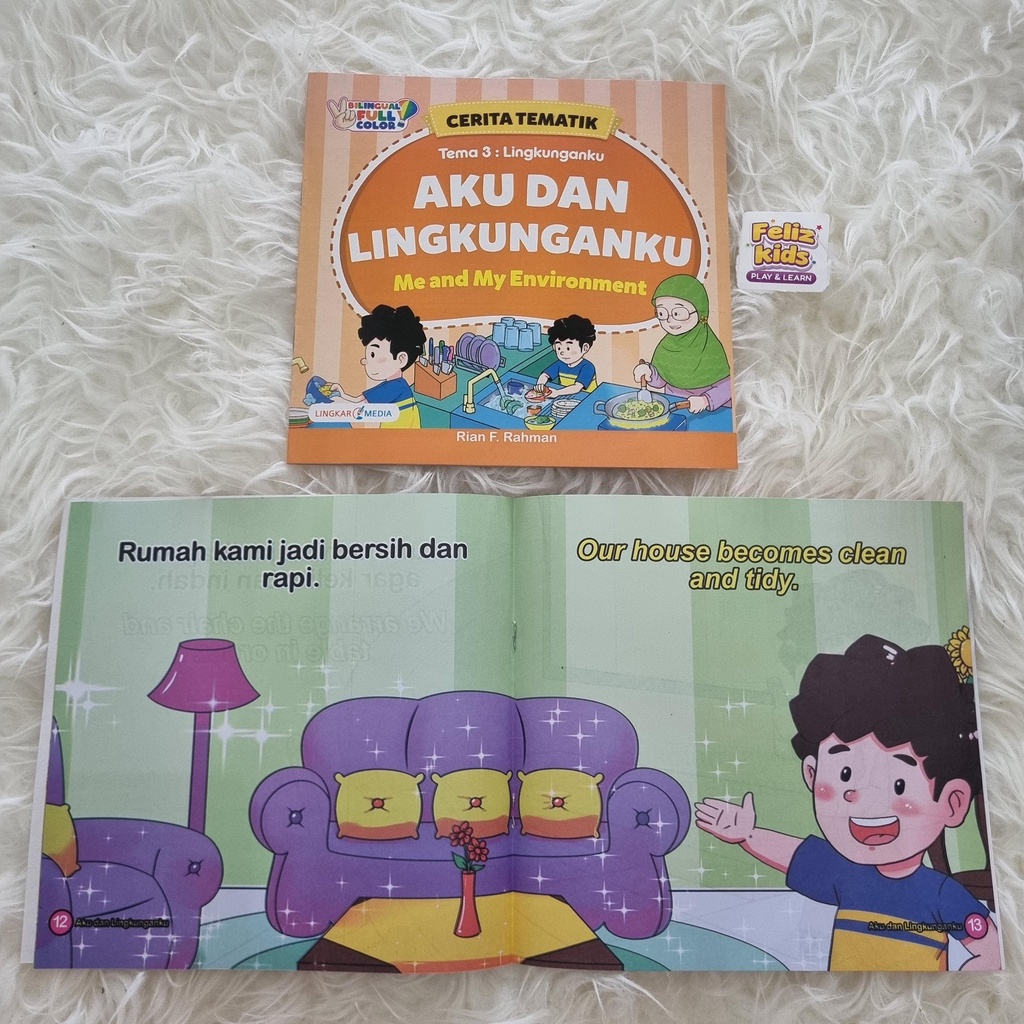 Jual [Felizkids][BK15] buku cerita bergambar anak seri cerita tematik | Shopee Indonesia