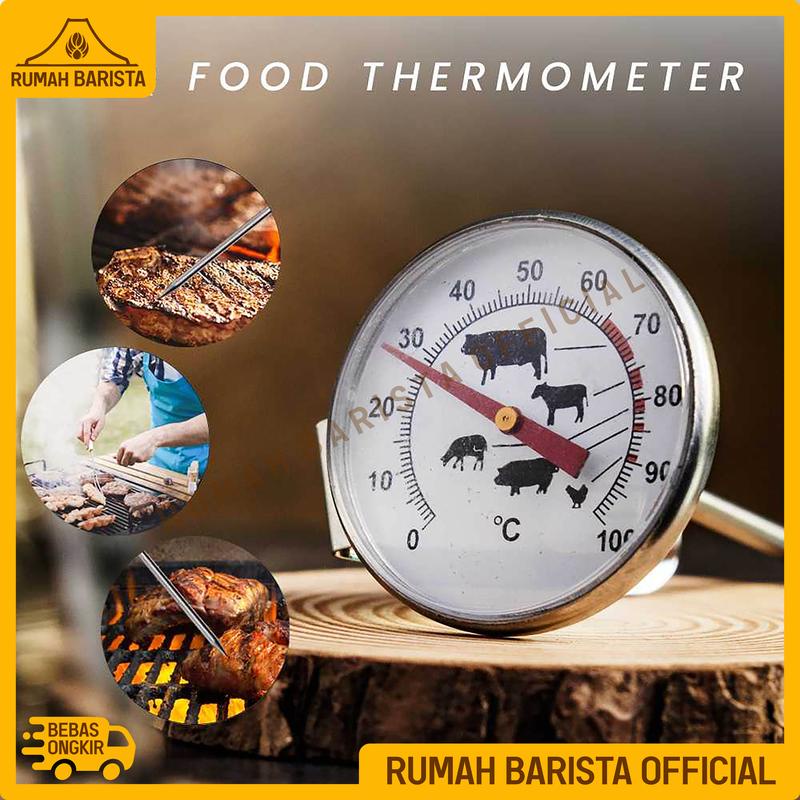 Jual Termometer Makanan Daging BBQ Meat Temperature Thermo - Alat Ukur ...
