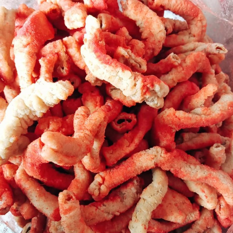 Jual USUS AYAM KRISPI PEDAS CRISPY SNACK KERING CAMILAN CEMILAN MAKANAN ...