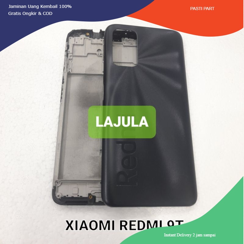 Jual kesing housing casing full set xiaomi redmi 9t frame + backdoor | Shopee Indonesia