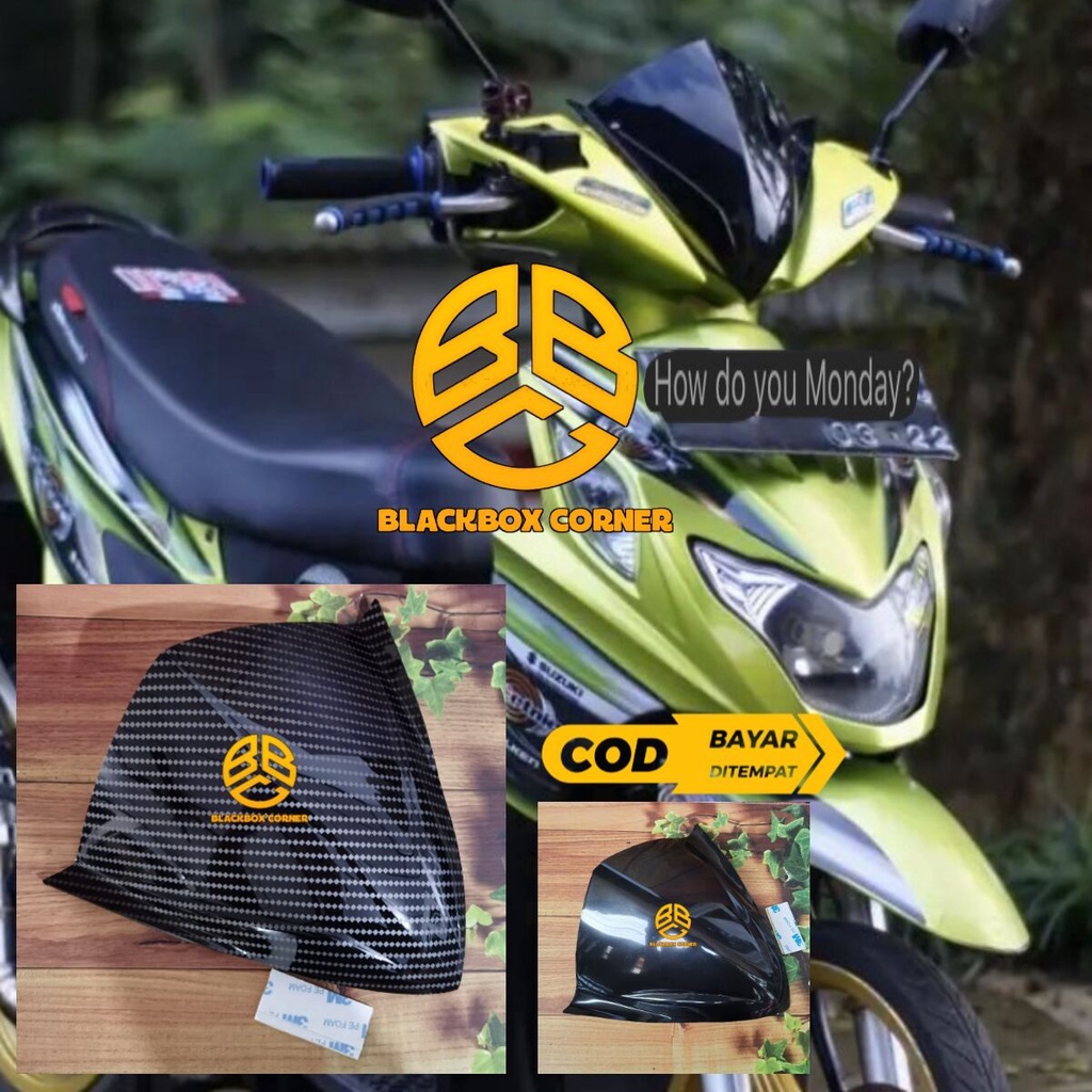 Jual VISOR SUZUKI NEX 1 CARBON WINDSHIELD CARBON SUZUKI NEX 1 | Shopee ...