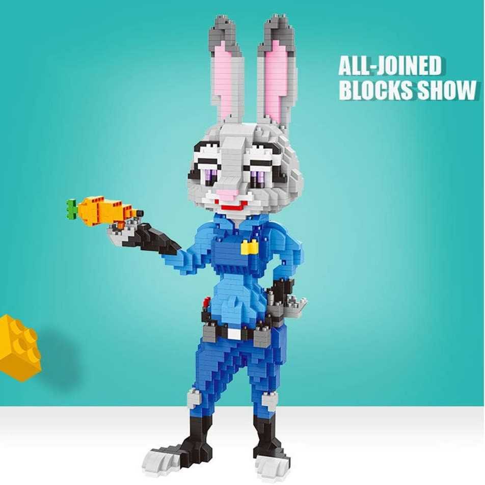 Jual GIJ - Meng Dong Li Mainan Balok Susun Zootopia Judy LEGO Figure ...