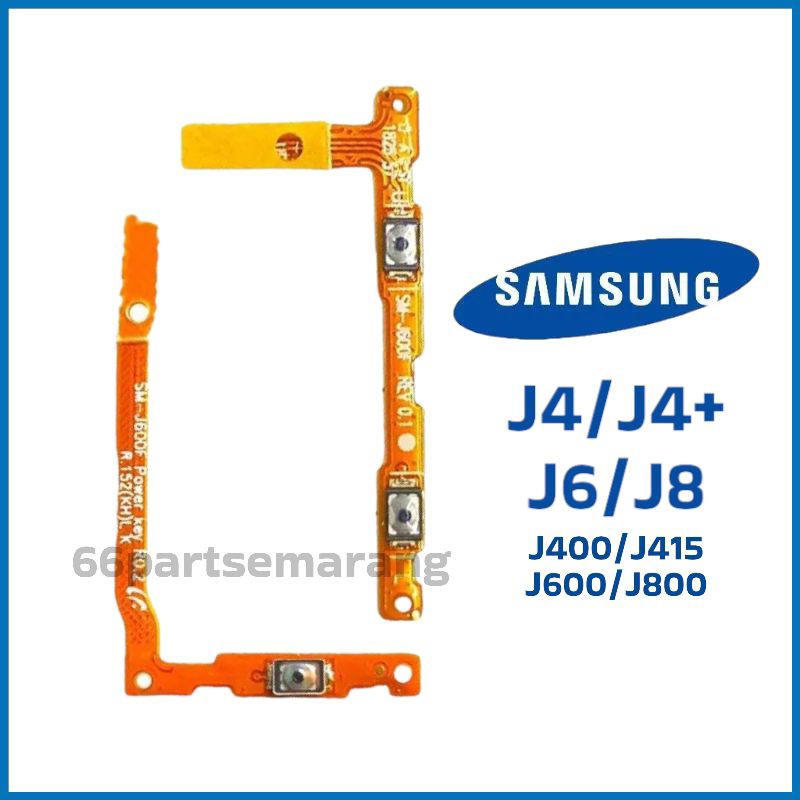 Jual Flexibel Flexible Power On Off Volume Samsung J4/J4+/J6/J8 J400 J415 J600 J800 New ...