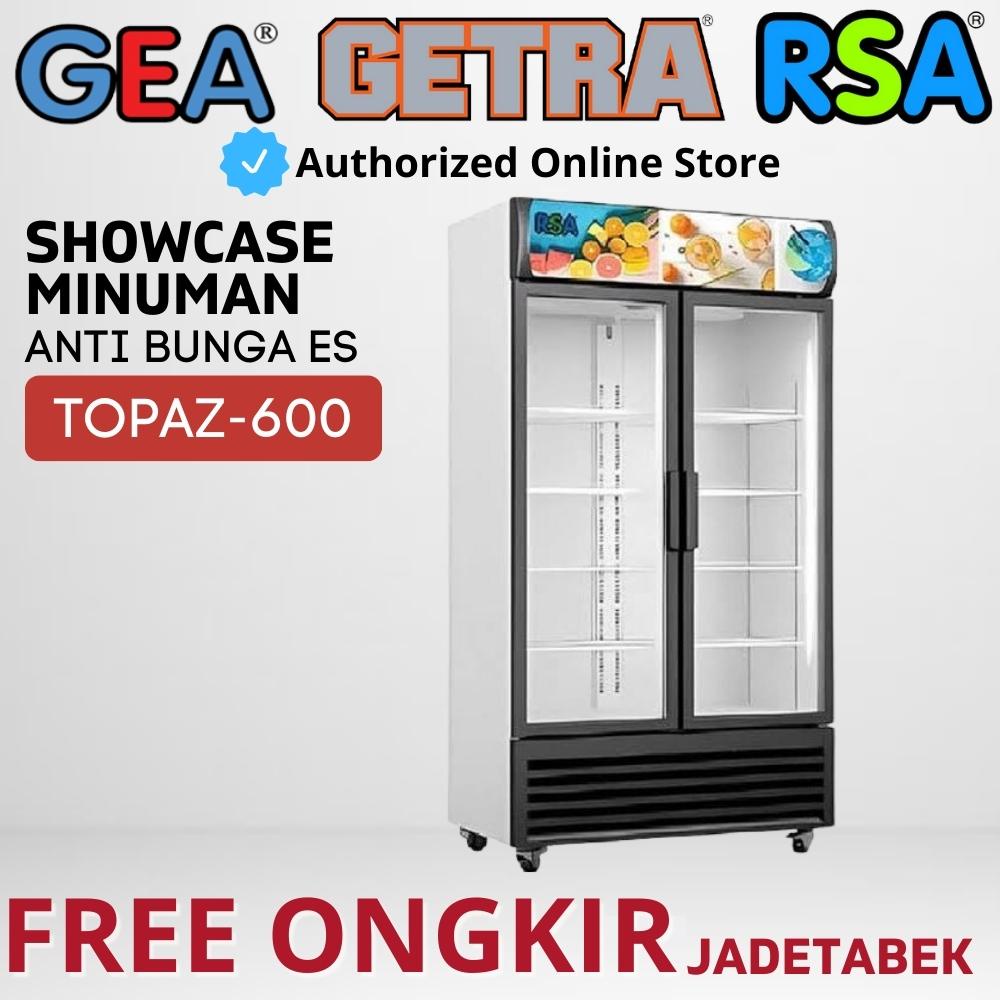 Jual Rsa Topaz 600 Topaz-600 Showcase Kulkas Anti Bunga Es Pendingin ...