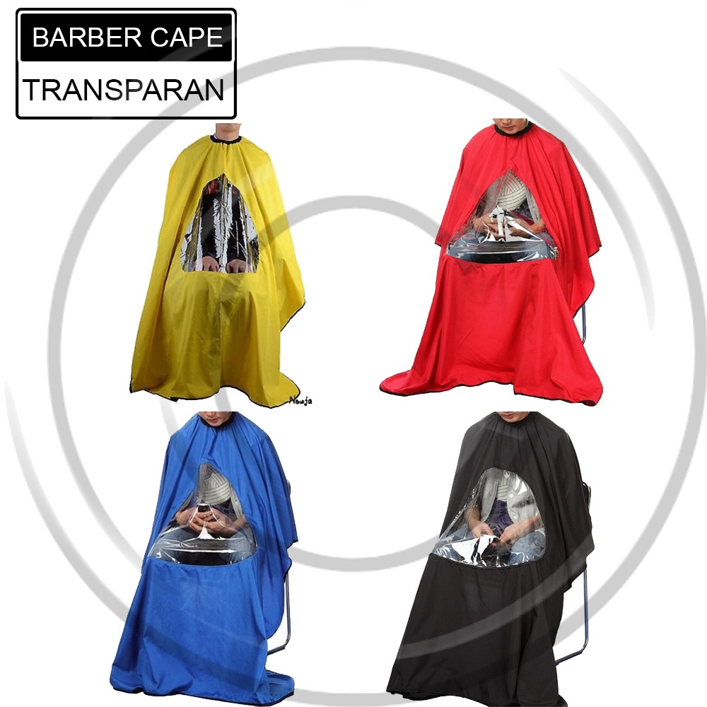 Jual Barber Cape Tranparan Tengah / Kain Kep Pangkas Tranparant / Kip ...