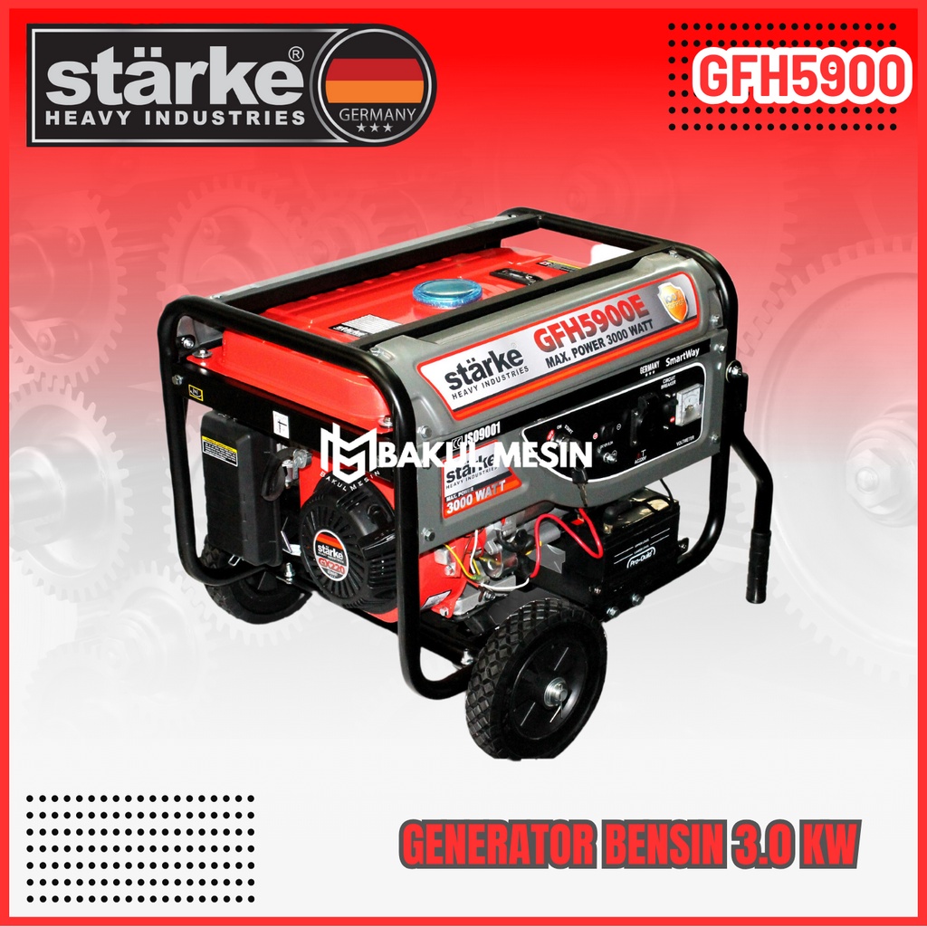 Jual STARKE GFH5900 E Mesin Genset Bensin 3000watt Generator Set GFH ...