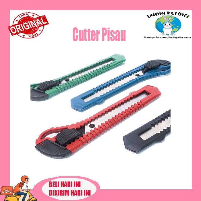 Jual Cutter Pisau Piso Cutter cuter kater Besar Pemotong Dus ATK ...