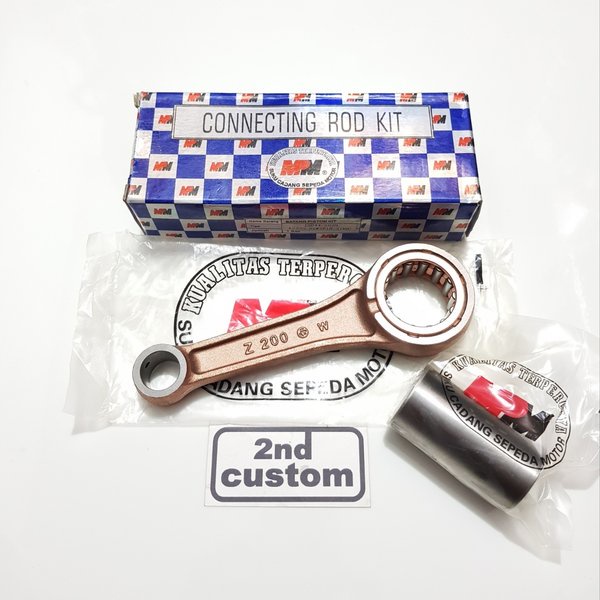 Jual READY Stang piston set Binter Merzy KZ200 CDI New Cobra connecting ...