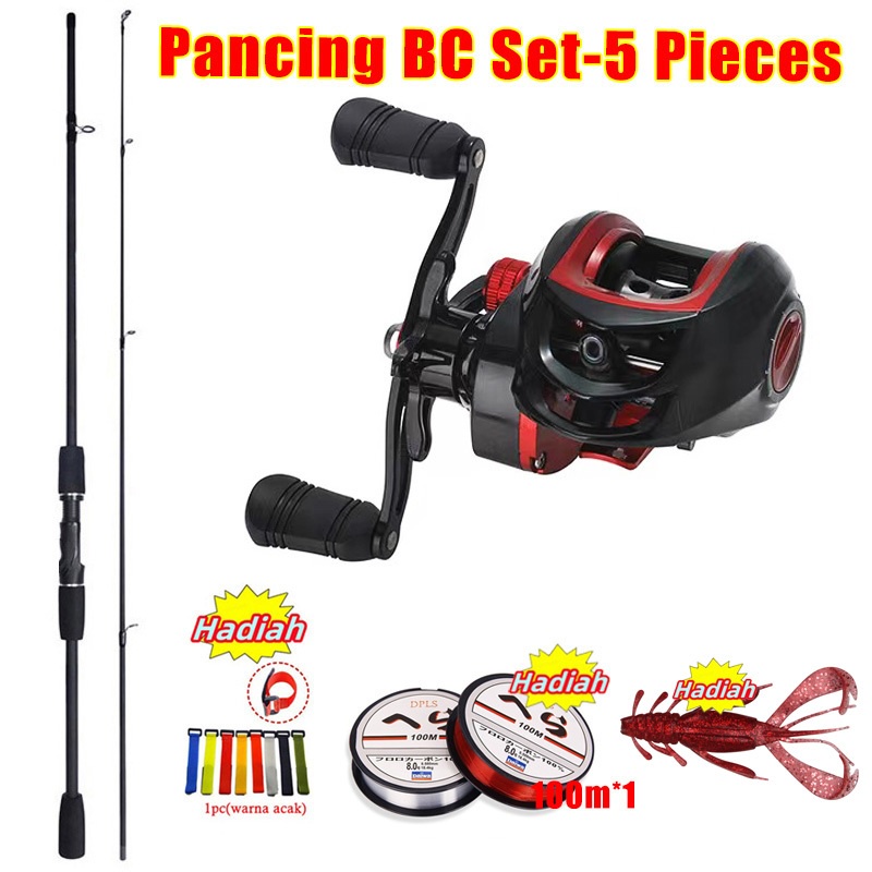 Jual 【# Beli 1 Dapat 5 #】1.65m/1.8m/2.1m/2.4m Pancing Set Lengkap Murah ...