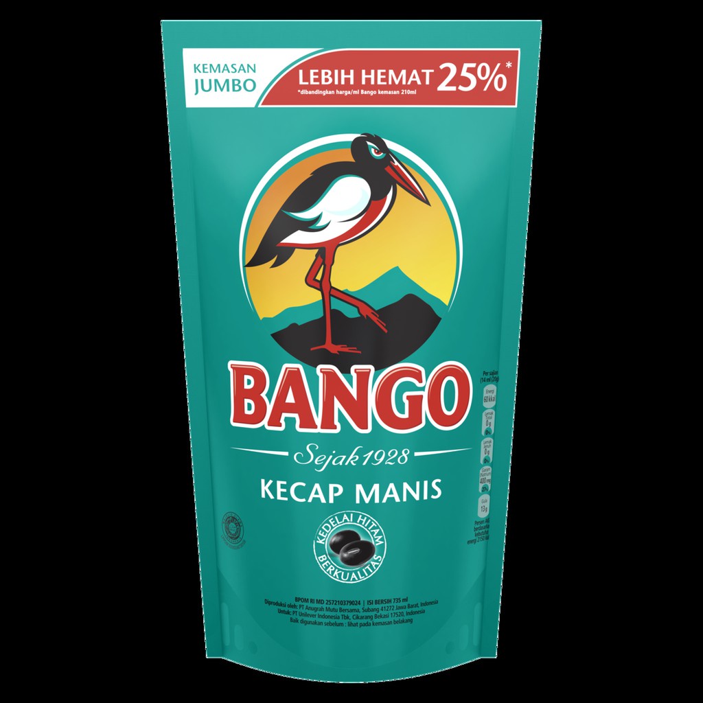 Jual Bango Kecap Manis Pouch 720 gr- PENYEDAP MAKANAN ENAK DAN HALAL I ...