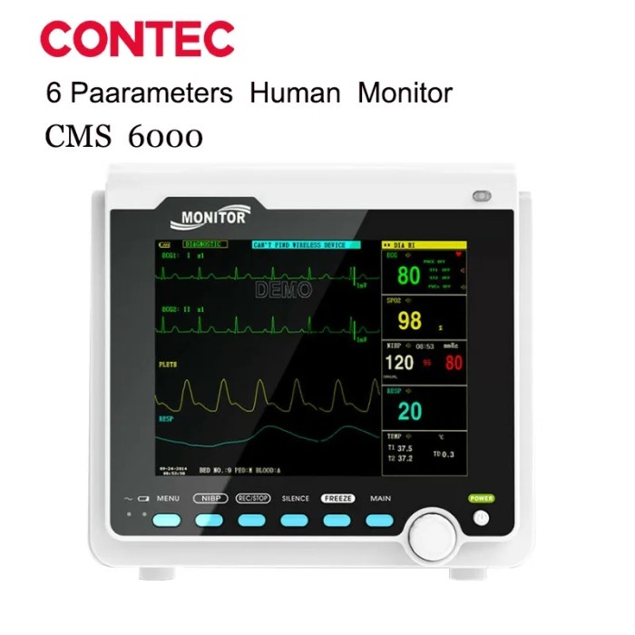 Jual CONTEC CMS6000 Patient Monitor Adult Child Neonate Human/Vet ...