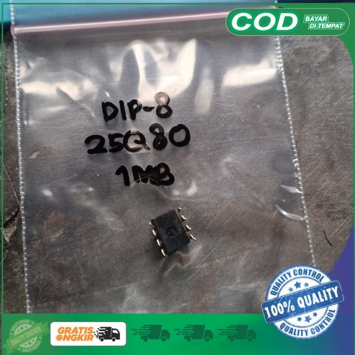 Jual GD25Q80 W25Q80 MX25L80 EN25F80 1MB EPROM BIOS SPI FLASH DIP-8 | Shopee Indonesia