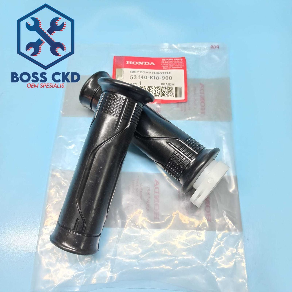 Jual Hand Grip Handfat Karet Stang Handgrip Assy Motor Honda CB150 ...