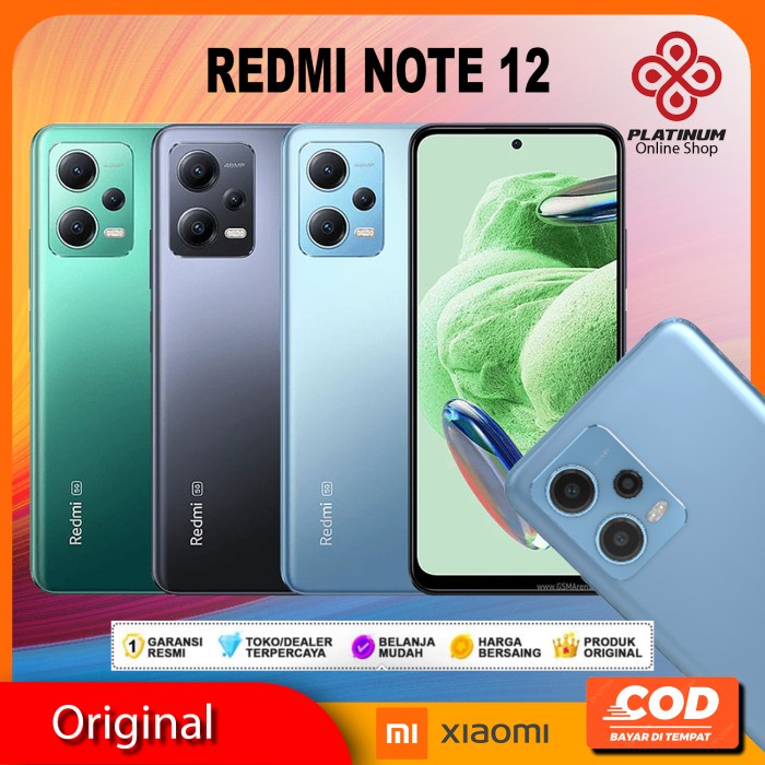 Jual XIAOMI REDMI NOTE 12 4/128GB (Ice Blue) | Shopee Indonesia