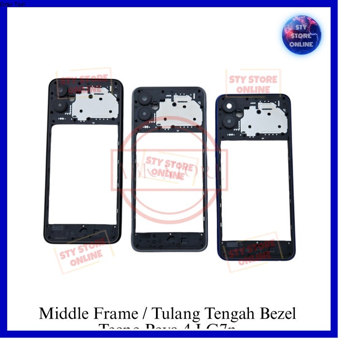 Jual TULANG TENGAH BEZEL - MIDDLE FRAME - BEZZEL HP TECNO POVA 4 LG7n ...