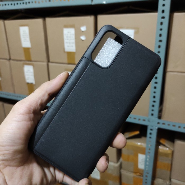 Jual Flip Smart View Cover Digital Realme 7 Pro Case Digital Standing ...