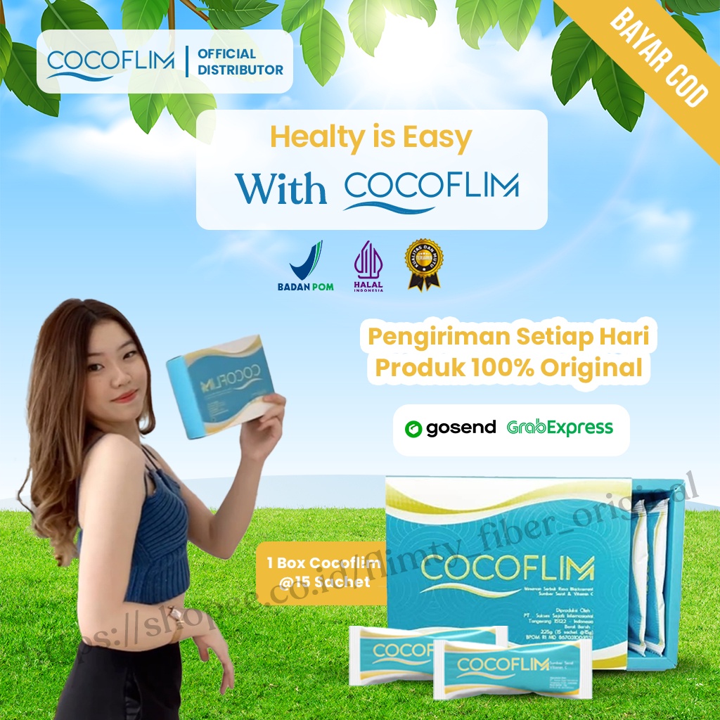 Jual COCO FLIM FIBER - Minuman Kesehatan Diet dan Detox - 1 Box (15 ...