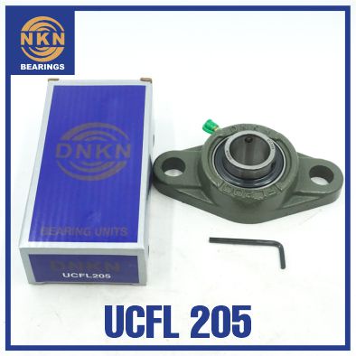 Jual Bearing Unit UCFL 205 NKN Diameter As 25 mm UC205 + FL205 Original | Shopee Indonesia