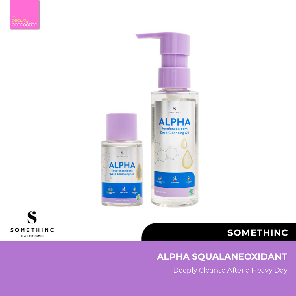 Jual SOMETHINC Alpha Squalaneoxidant Deep Cleansing Oil | Shopee Indonesia